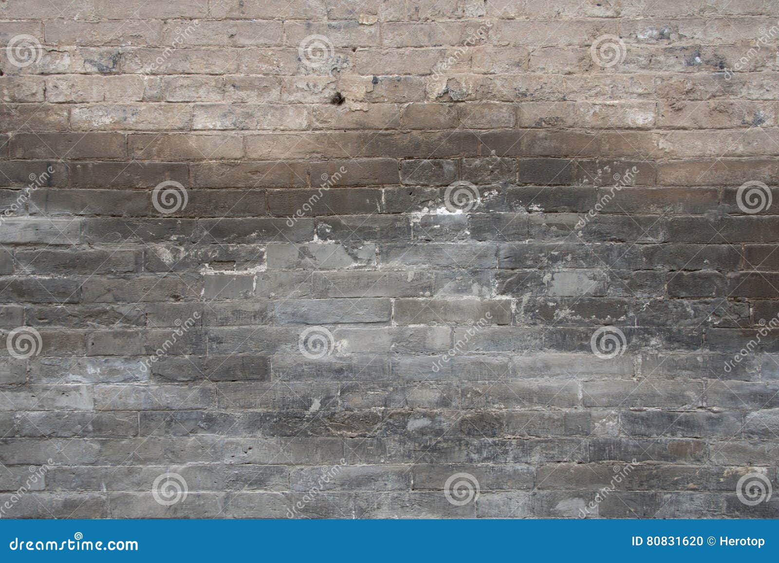 Weathered Brick Wall stock photo. Image of rustic, wear - 80831620