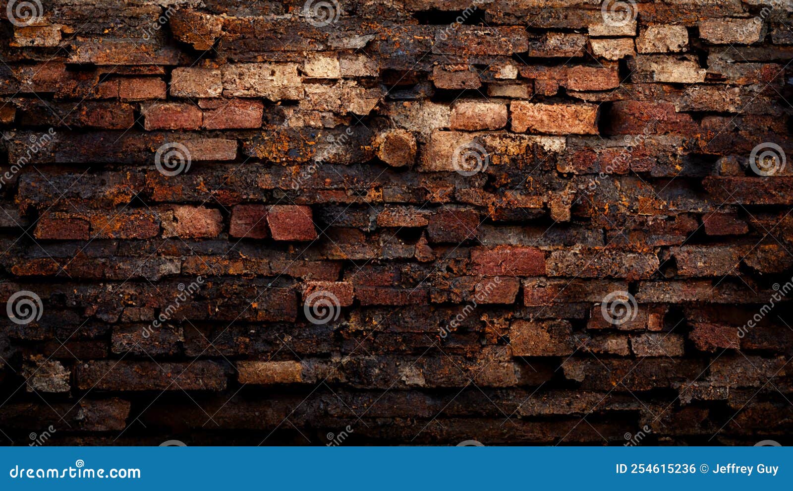 Weathered Brick Wall, Rustic and Charming, with Detailed Textures and ...