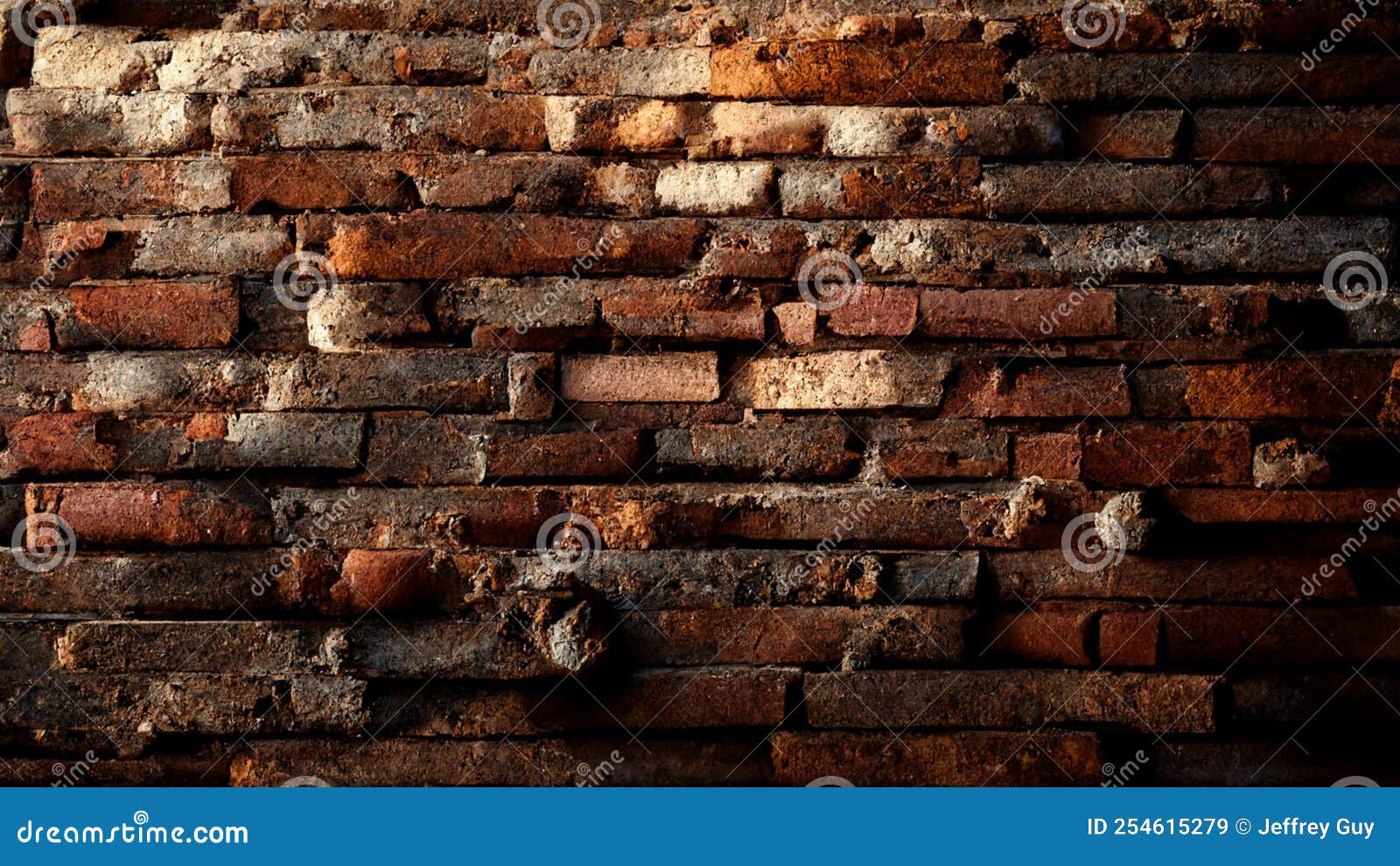 Weathered Brick Wall, Rustic and Charming, with Detailed Textures and ...