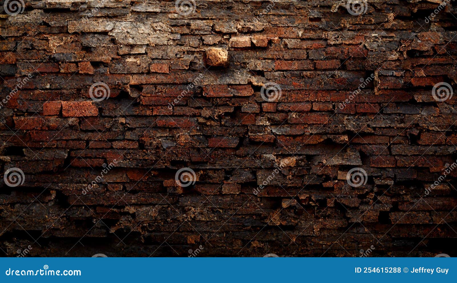 Weathered Brick Wall, Rustic and Charming, with Detailed Textures and ...
