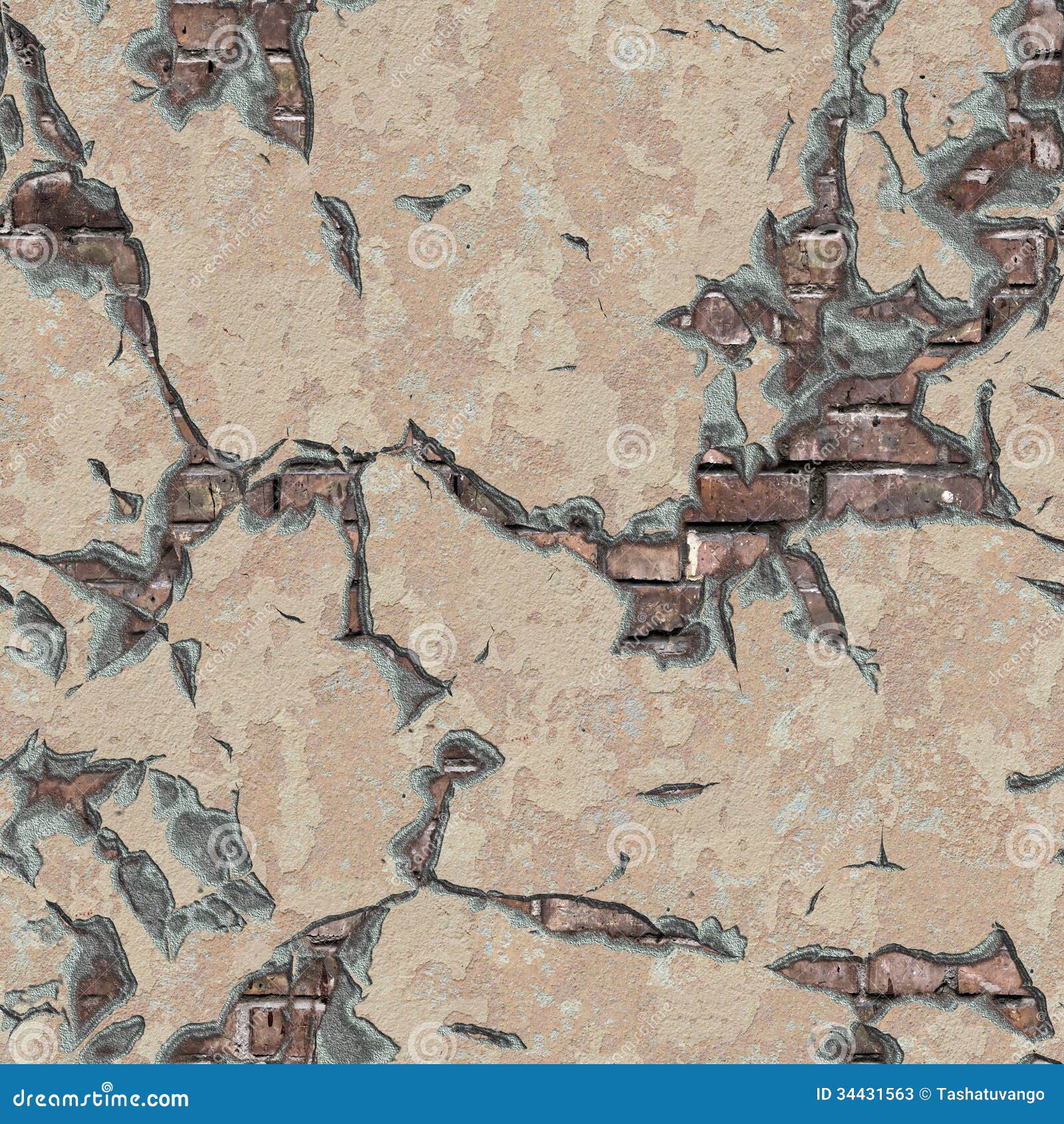 Broken Brick Wall Texture Seamless