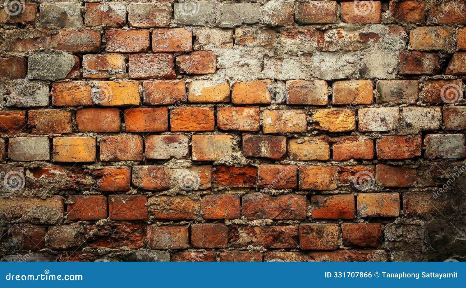 Weathered Brick Wall Texture a Closeup of an Old Weathered Brick Wall ...
