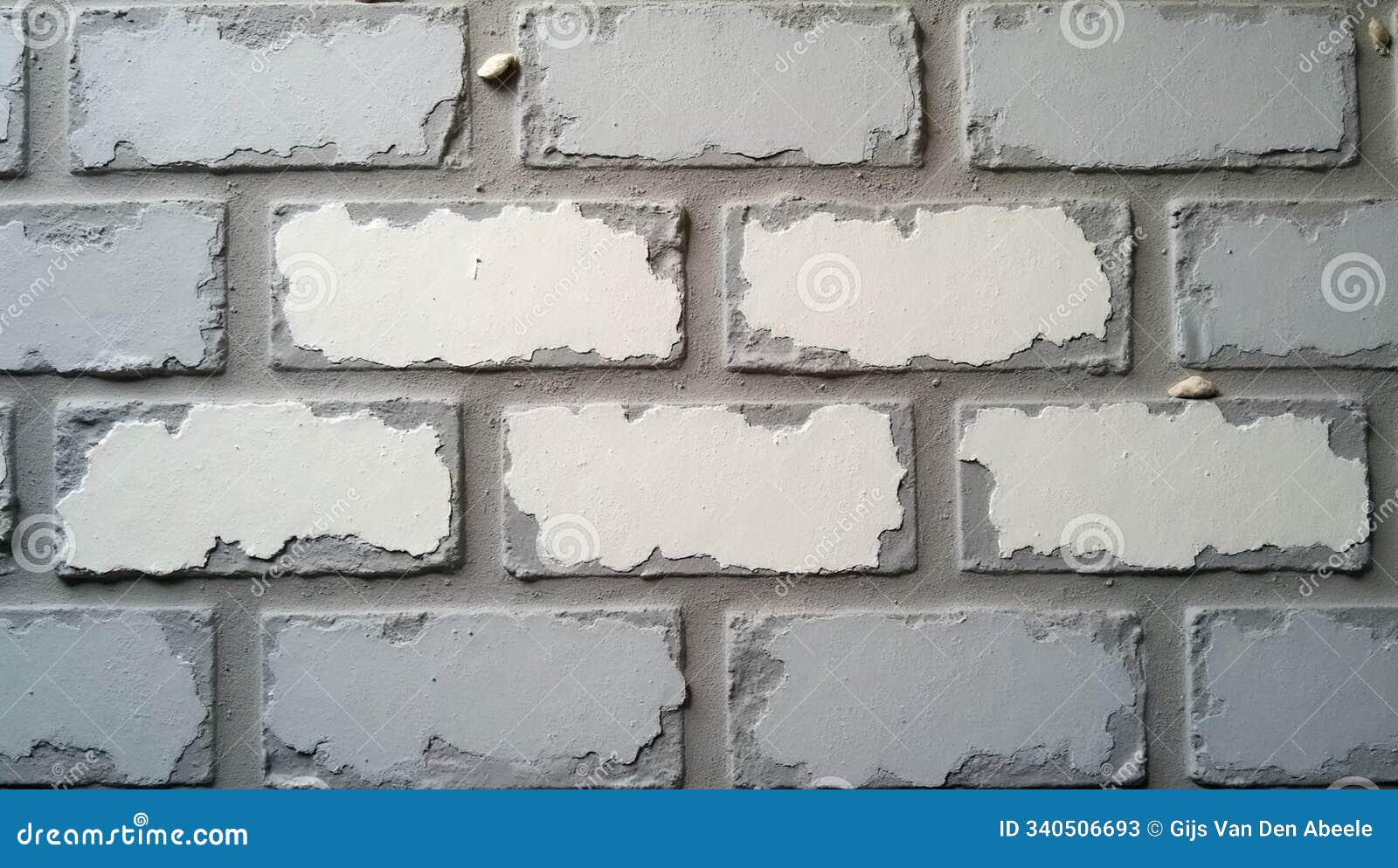 Weathered Cinder Block Wall Texture with Chipped Paint Stock ...