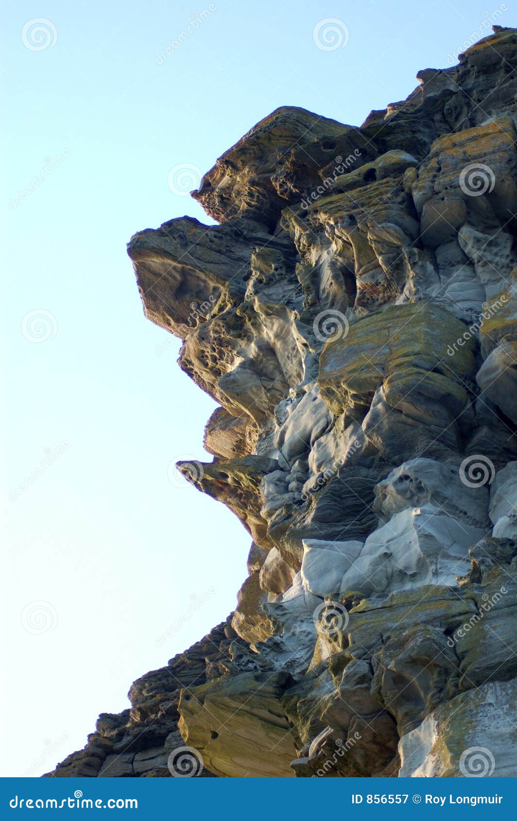 Weathered cliff stock image. Image of rocks, shetland, layered - 856557