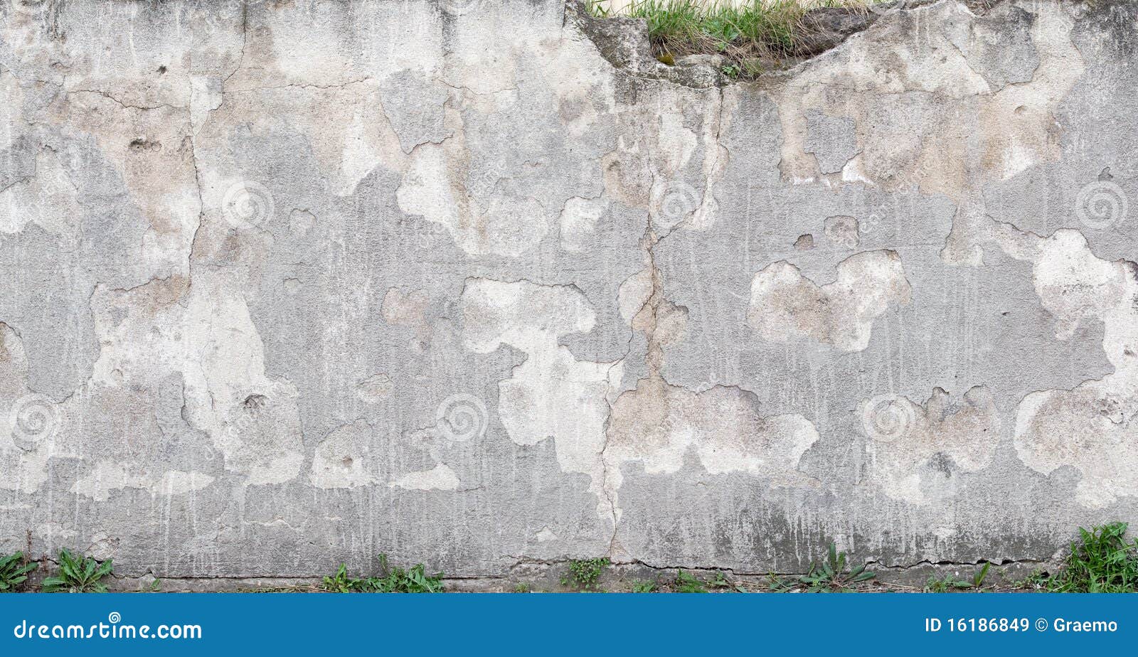 Weathered Concrete Wall Texture Stock Image - Image of stained, cracked ...
