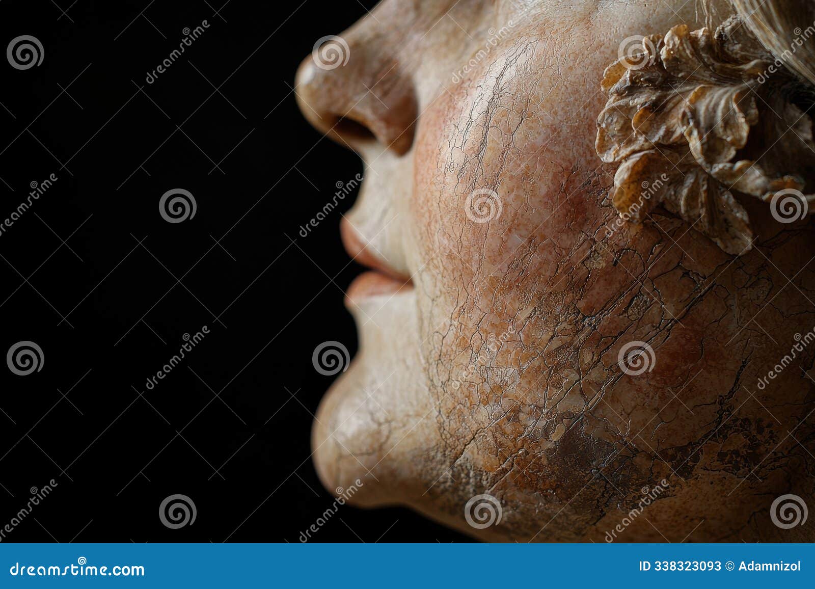 Weathered and Cracked Skin Texture Stock Illustration - Illustration of ...