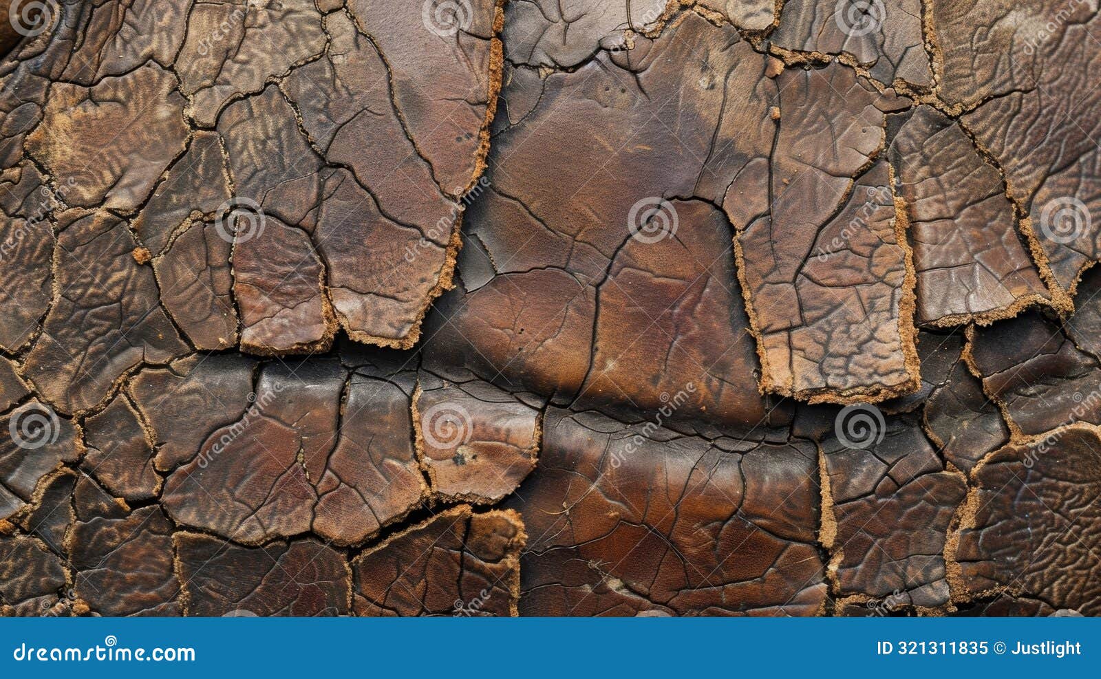 The Weathered and Cracked Surface of an Old Leather Saddle Revealing ...