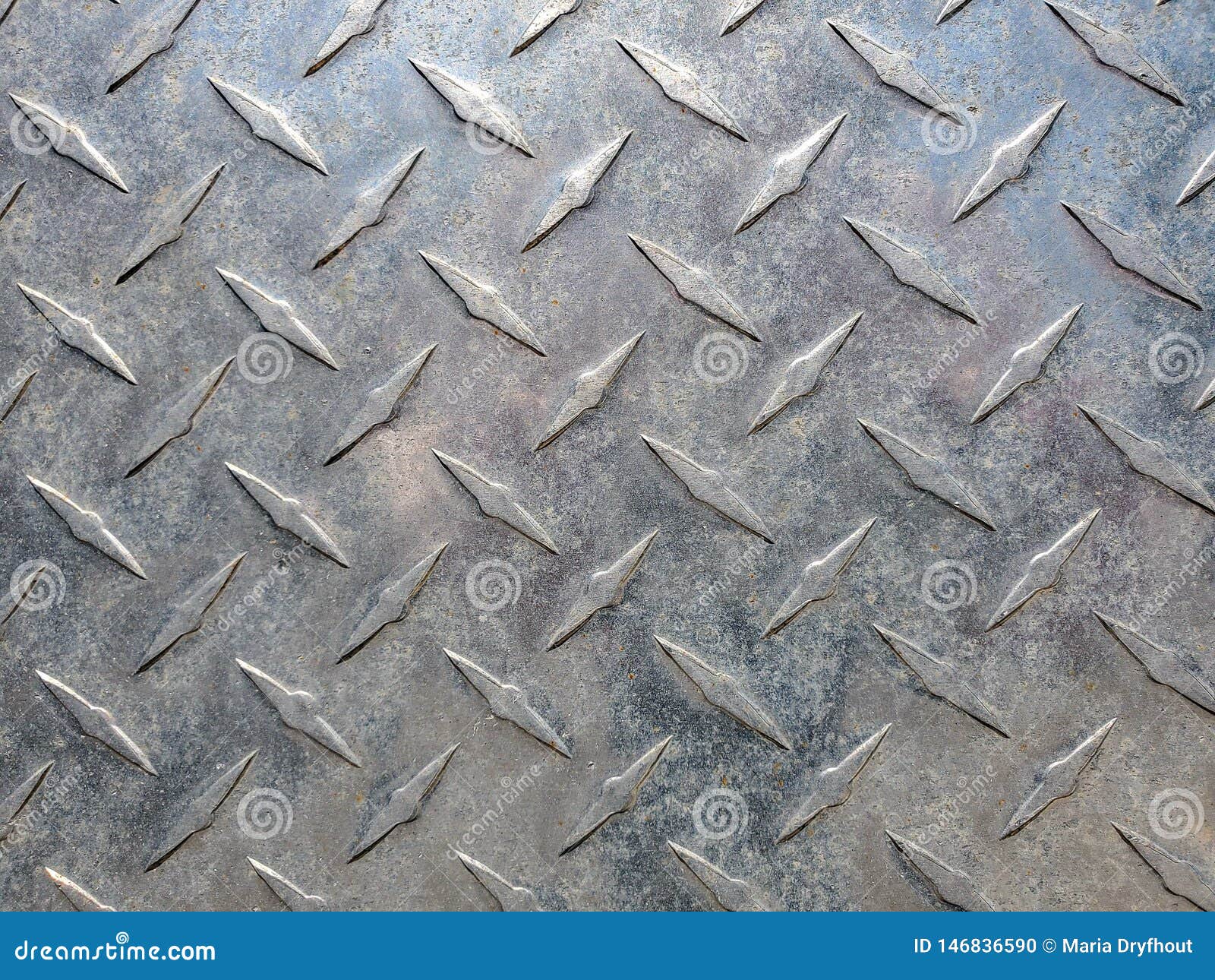 Weathered diamond plate stock photo. Image of metal - 146836590