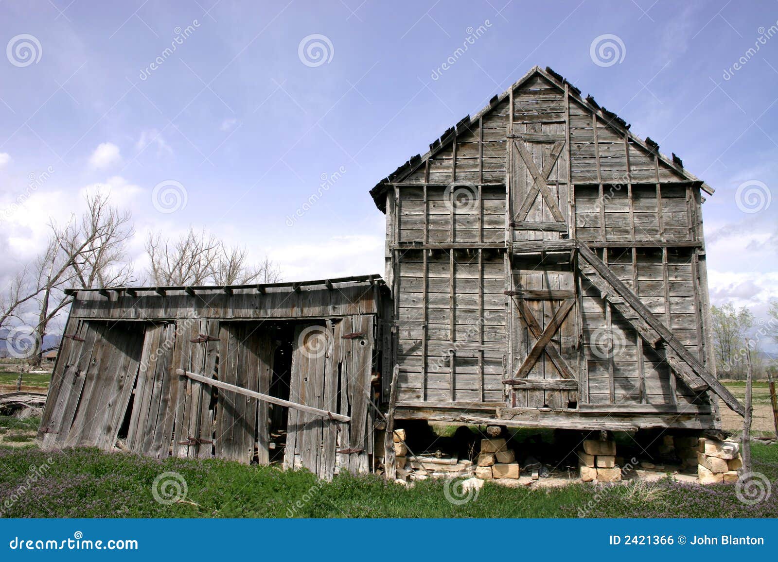 Weathered Farm Building stock photo. Image of building - 2421366