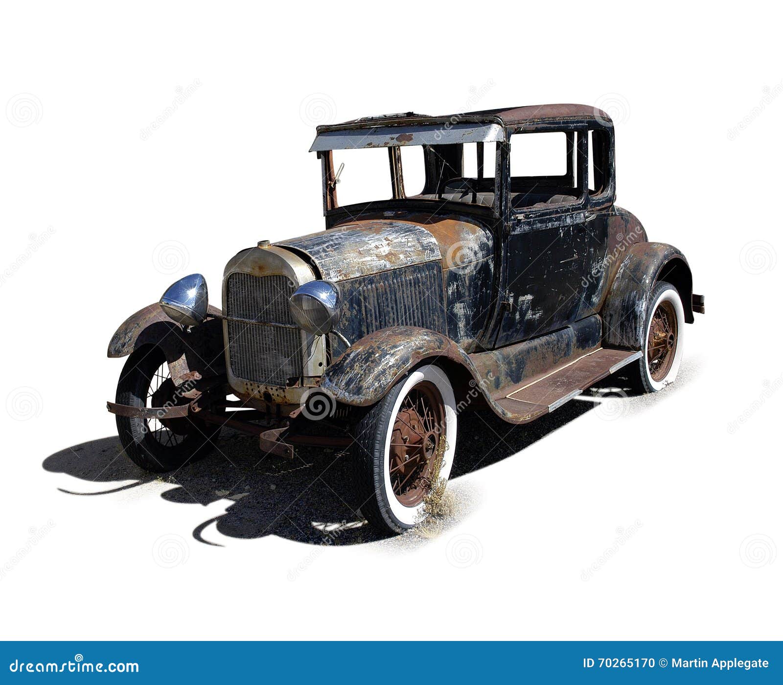 Weathered Ford classic stock photo. Image of profile - 70265170