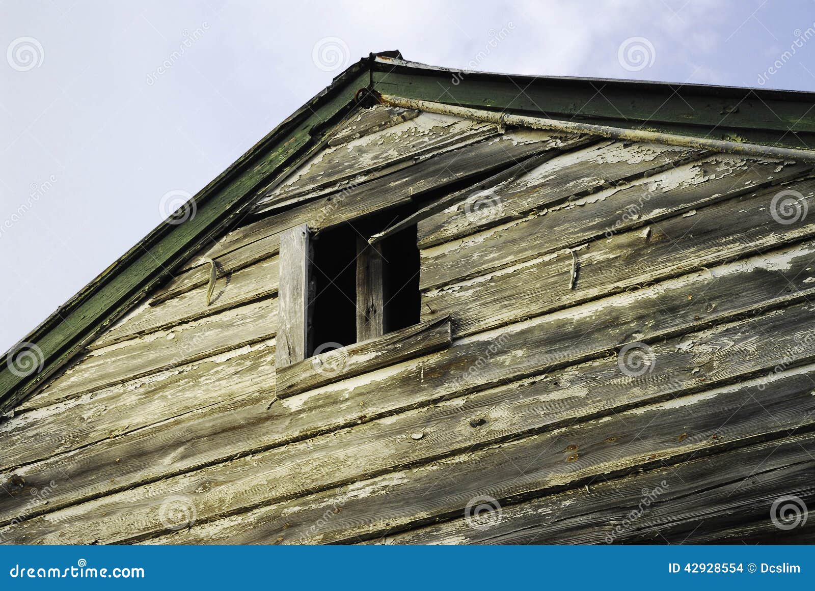 Weathered Gable stock photo. Image of aging, decay, siding - 42928554