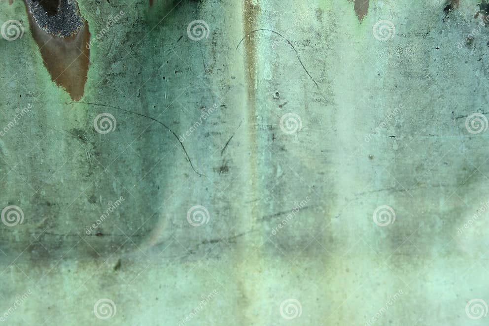 Weathered Green Copper Background Stock Photo - Image of sheet, detail ...