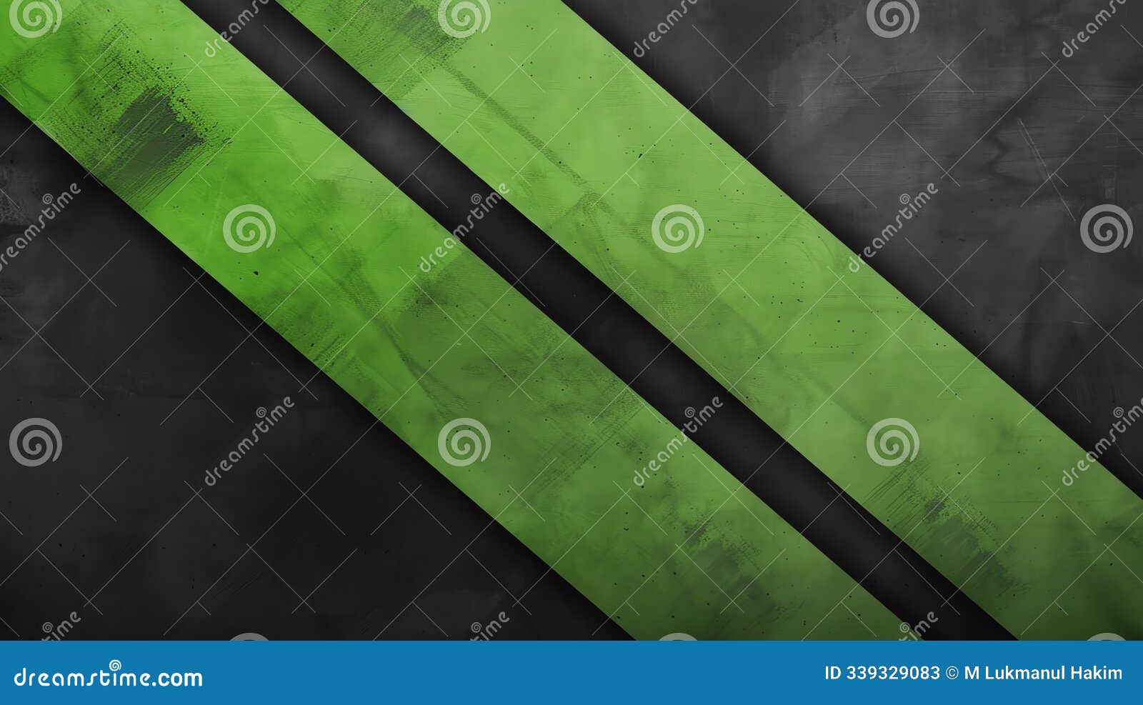 Weathered Green and Silver Metal Glowing Wall with Grunge Texture and ...