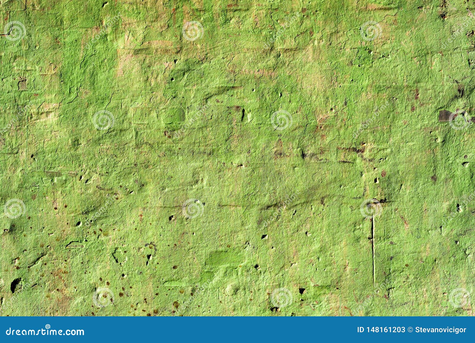 Weathered Green Wall Surface Stock Image - Image of grunge, texture ...