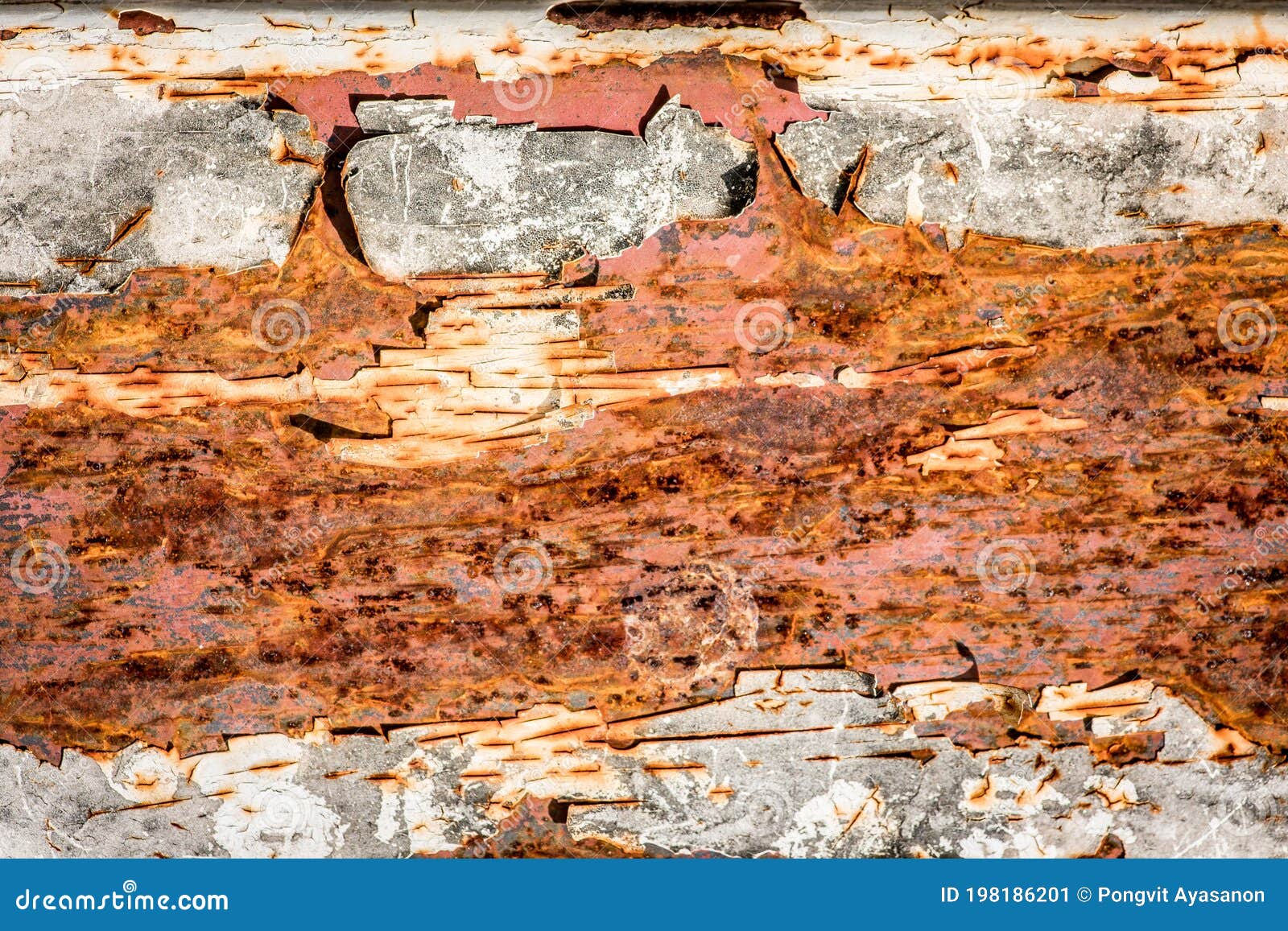 Weathered Iron Rusty Isolated Metallic Texture. Corroded Steel ...