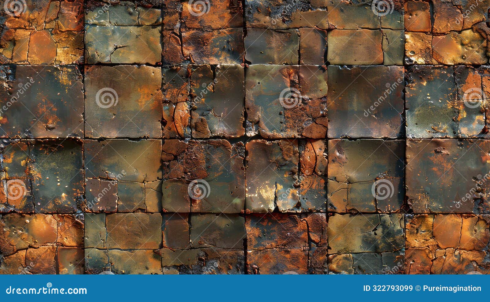 Weathered Metal Displays Rough and Uneven Texture, with Visible Signs ...