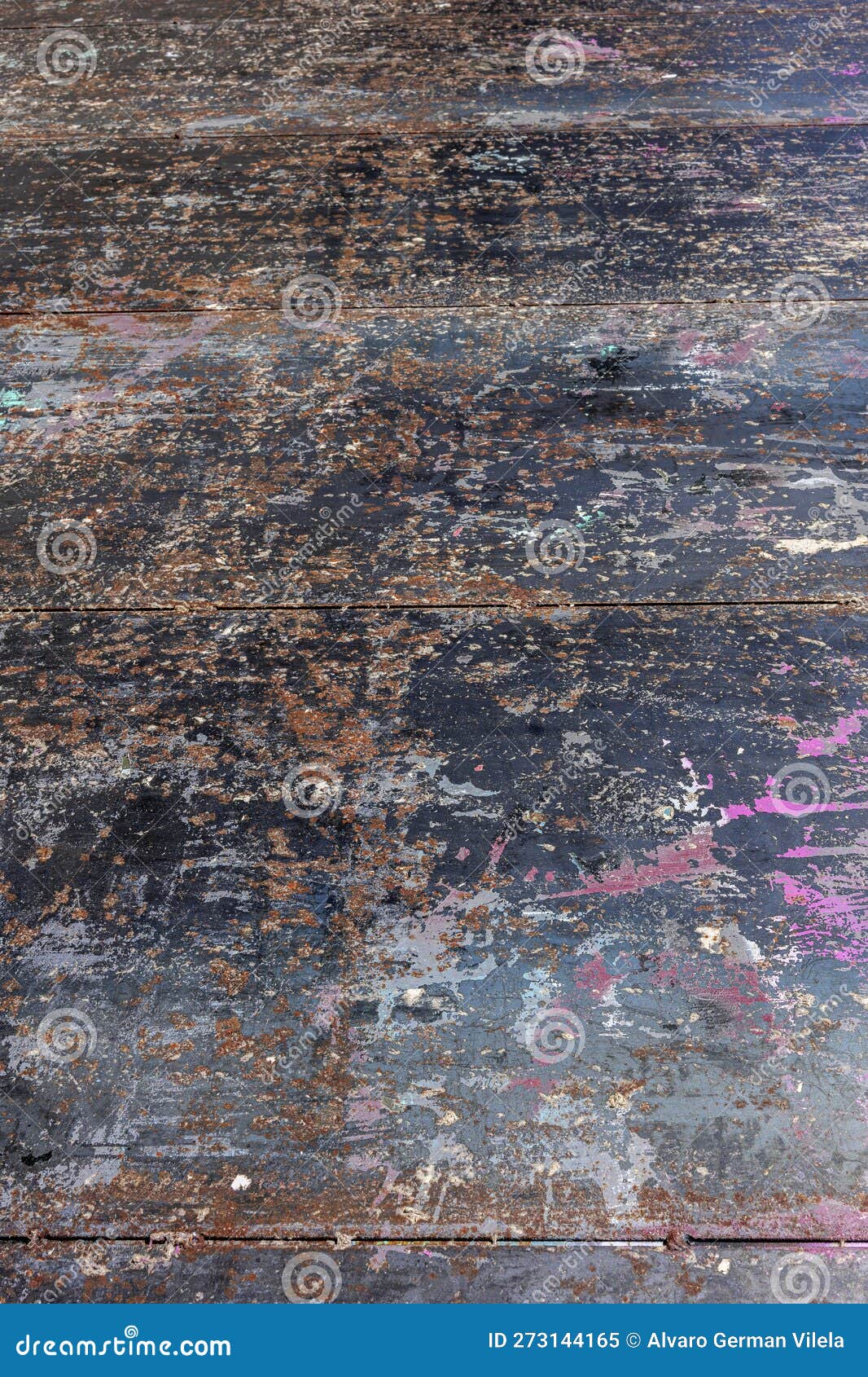Weathered Metal Panel Background Texture Stock Image - Image of ...