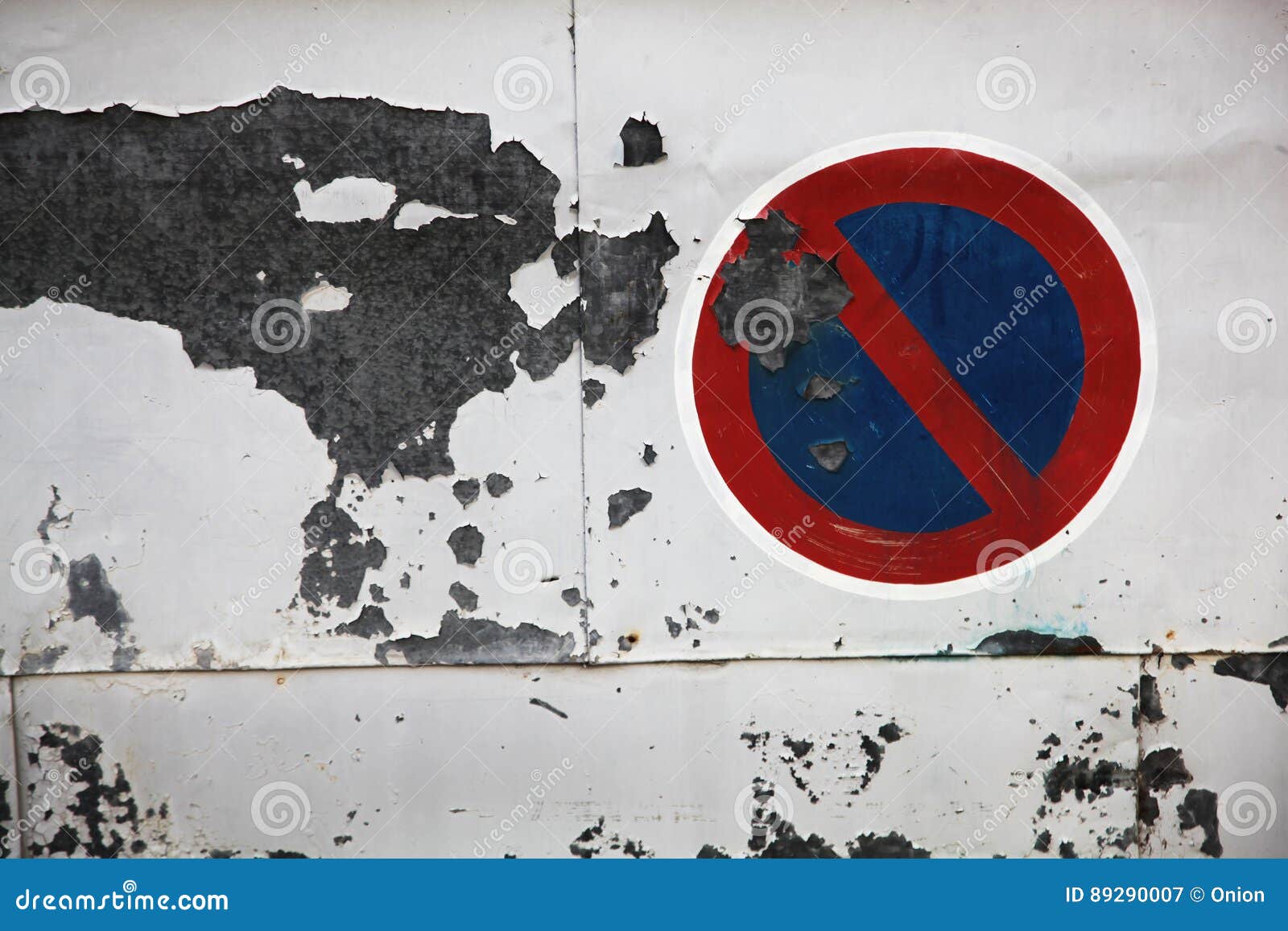 Weathered metal wall stock image. Image of metal, paint - 89290007