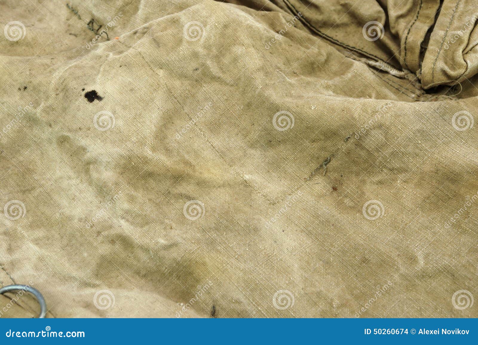 Weathered Military Canvas Bag Textured Background Stock Photo - Image ...