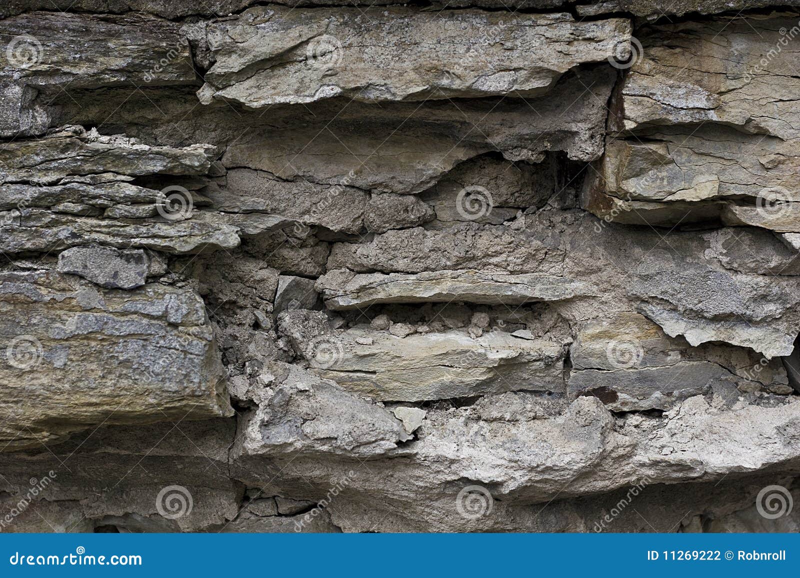 Weathered Natural Stone Wall Background Texture Stock Photo - Image of ...