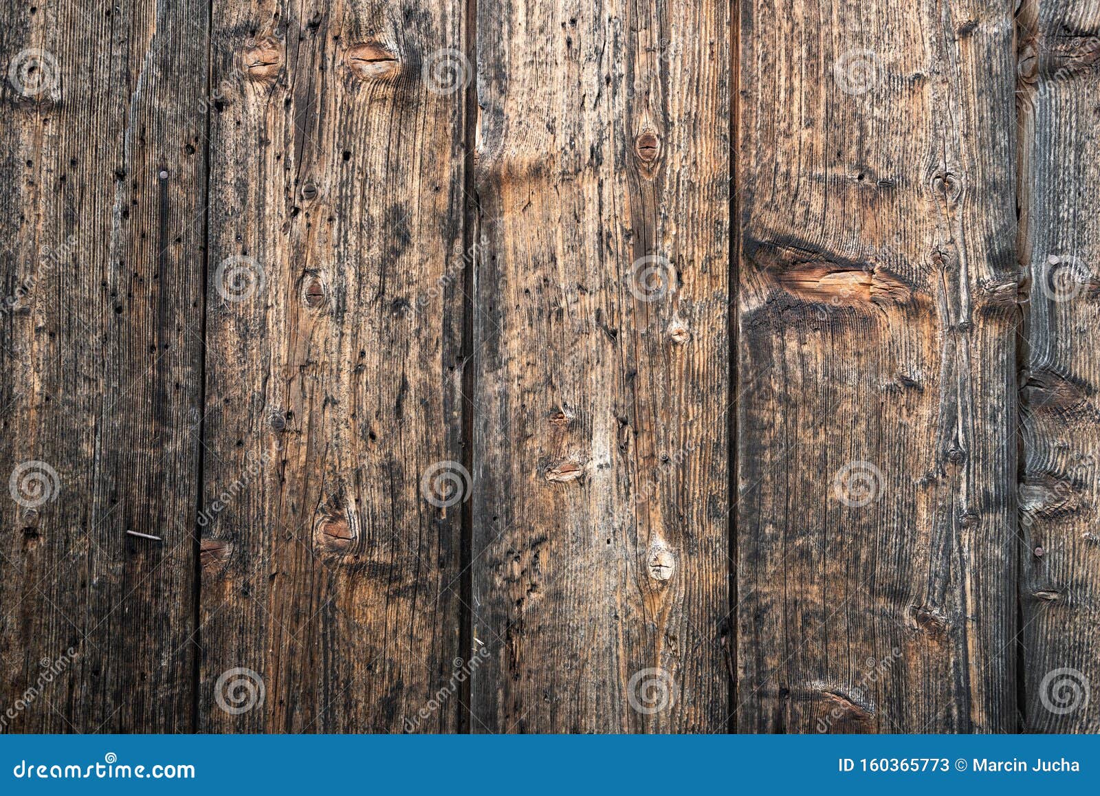 Weathered Oak Wooden Boards Background or Backdrop Stock Image - Image ...