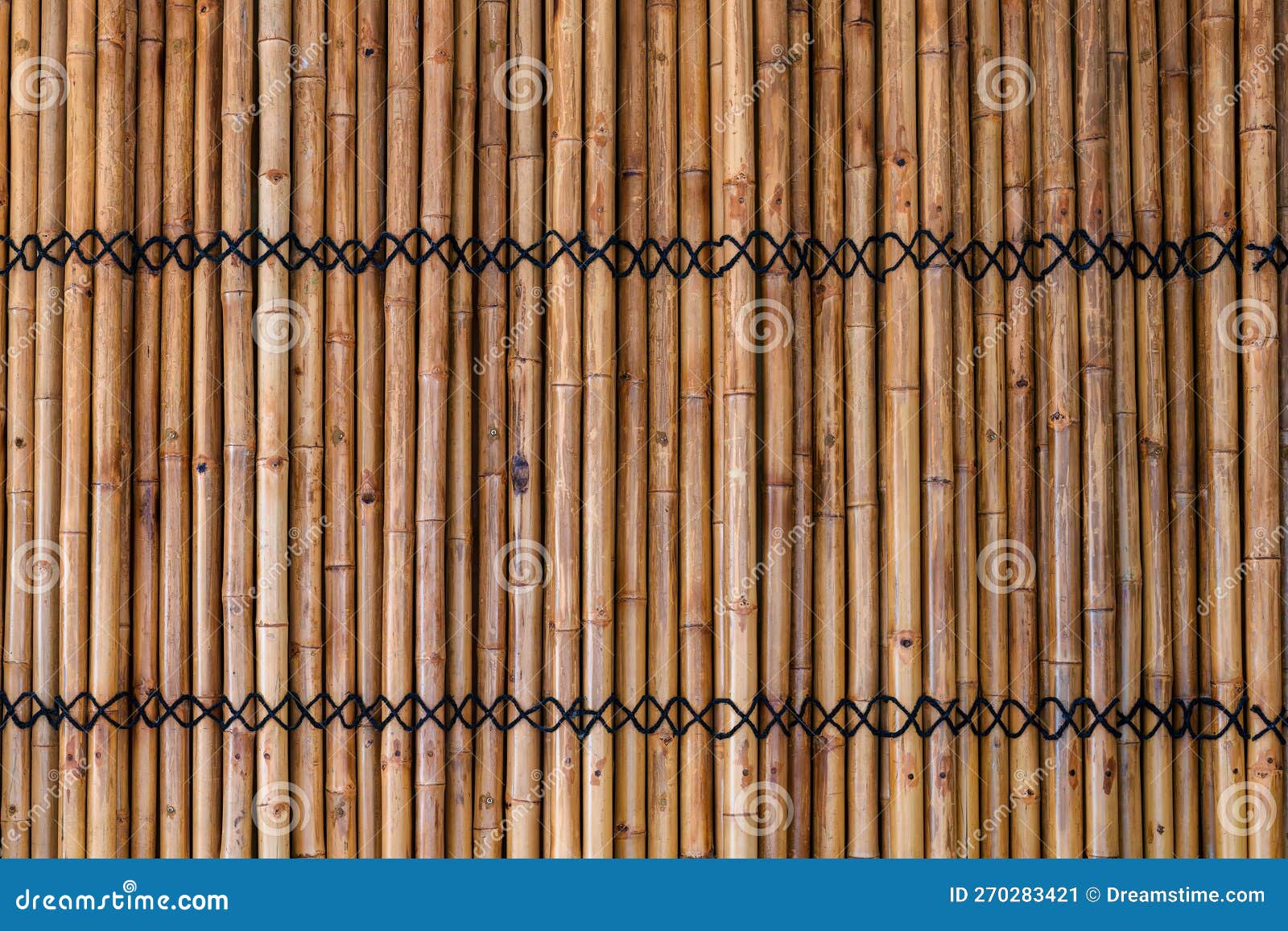 Weathered Old Brown Bamboo Texture Background Stock Image - Image of ...