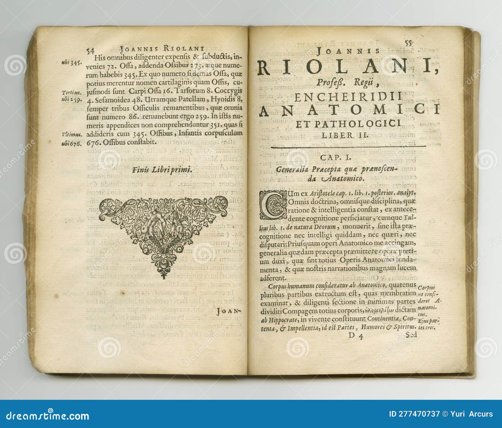 Weathered Old Pages. an Old Medical Book with Its Pages on Display ...