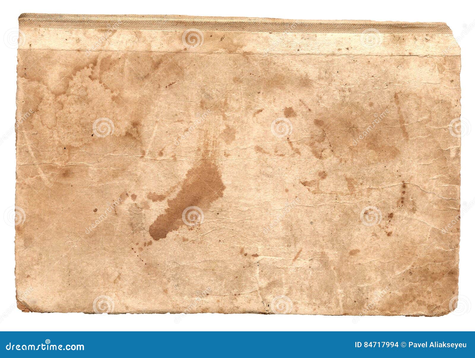Weathered Paper Book Cover. Stock Photo - Image of history, education ...