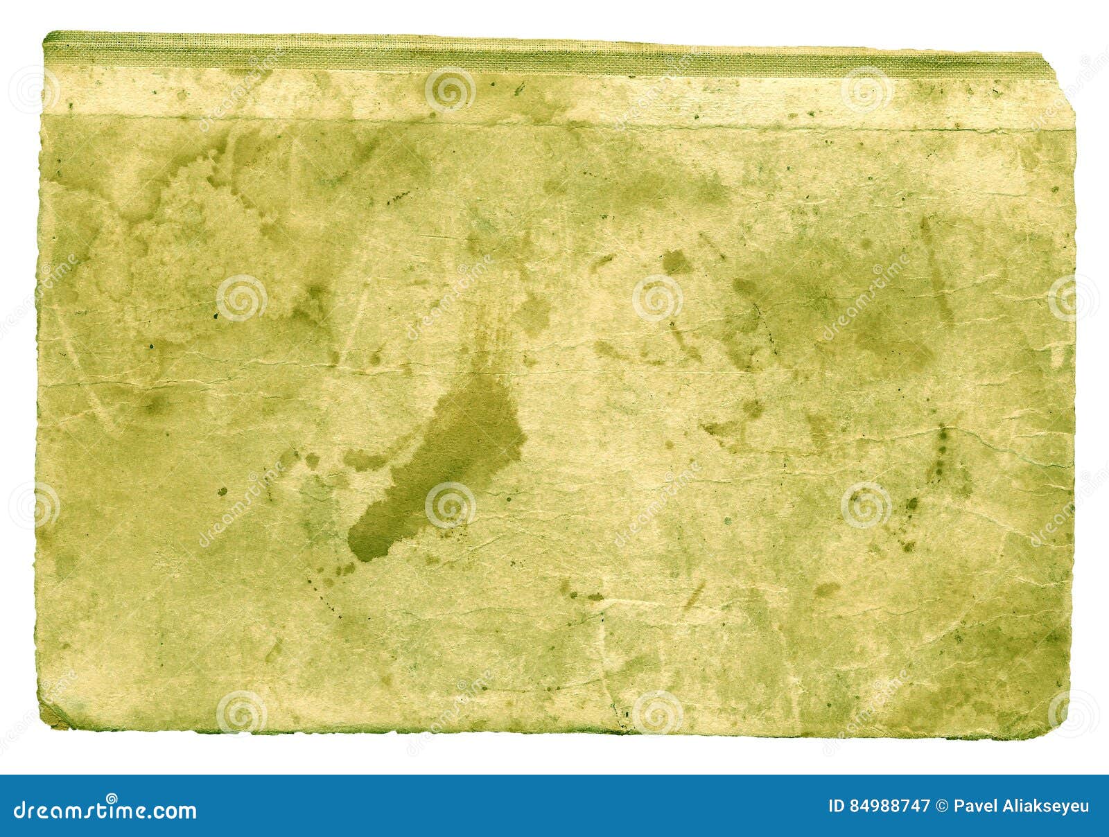 Weathered Paper Book Cover. Stock Image - Image of background, history ...
