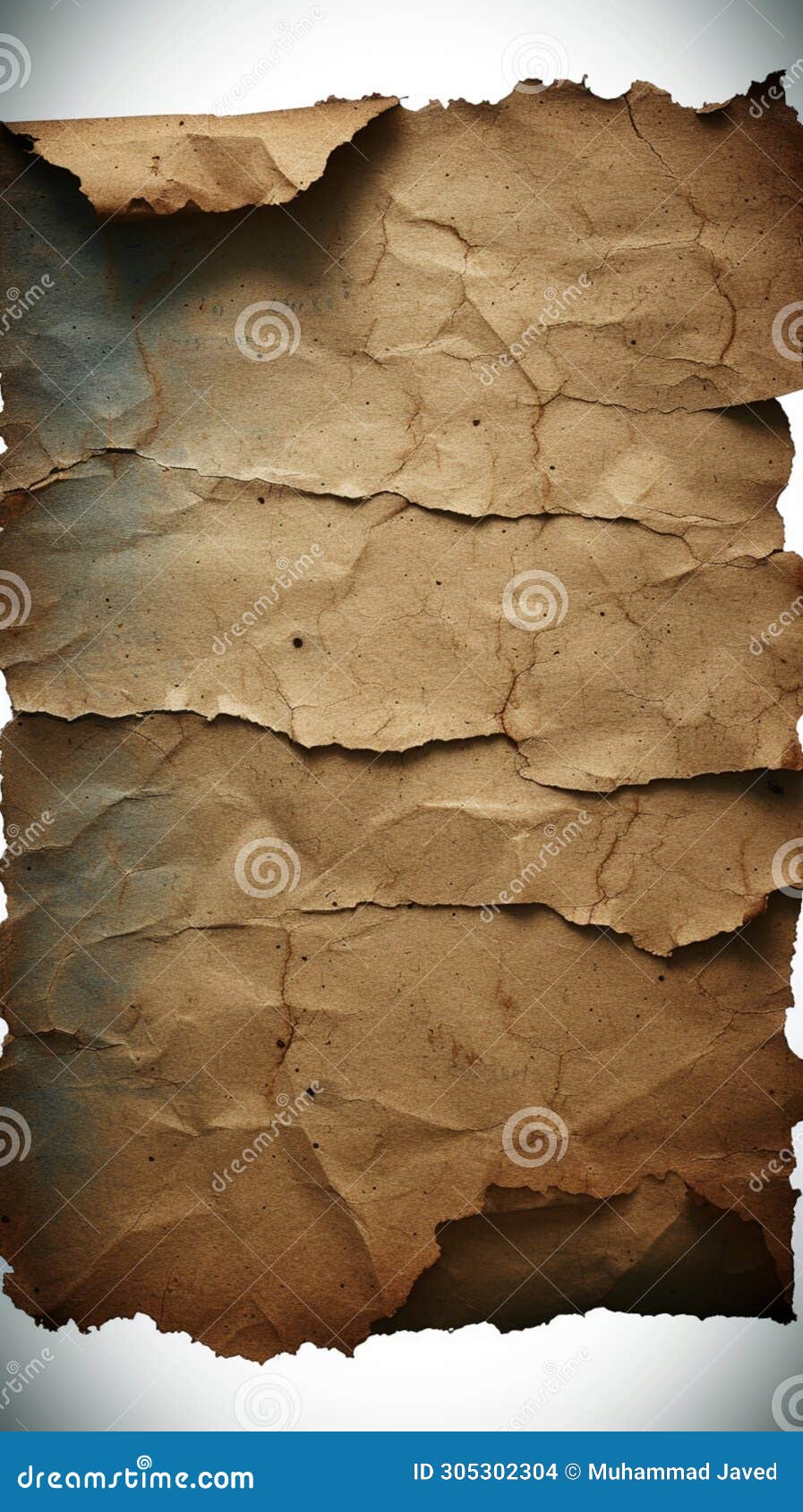 Weathered Paper Holds Ancient Document, Enhanced by Textured, Historic ...