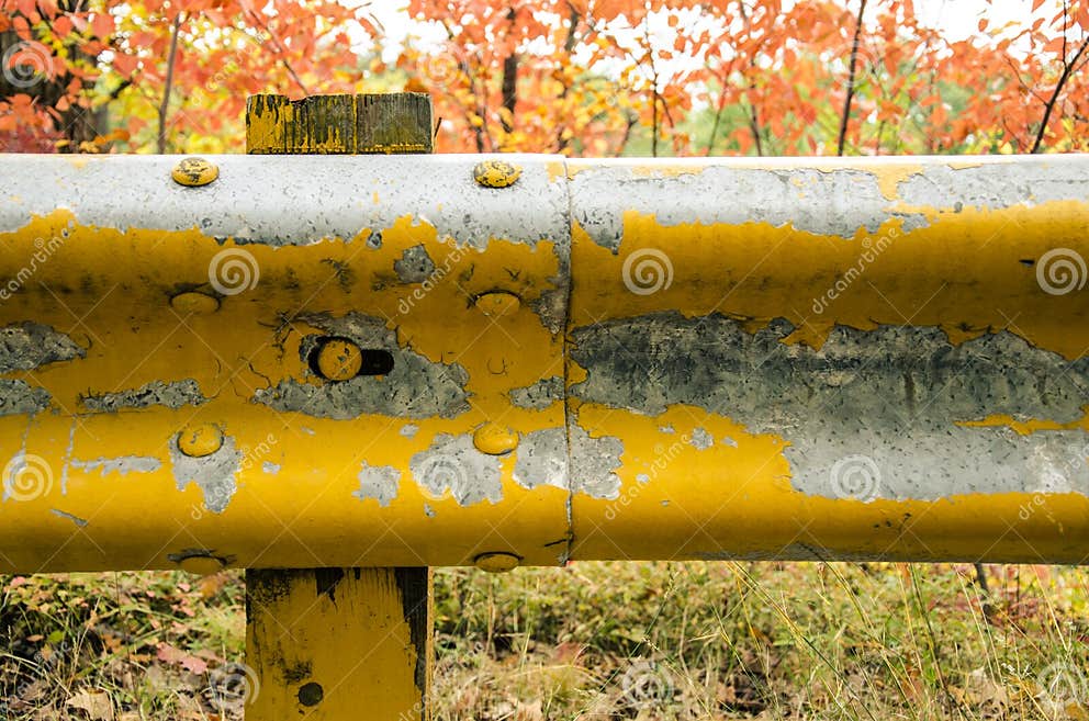 Weathered Rail stock image. Image of guard, steel, fall - 27044001