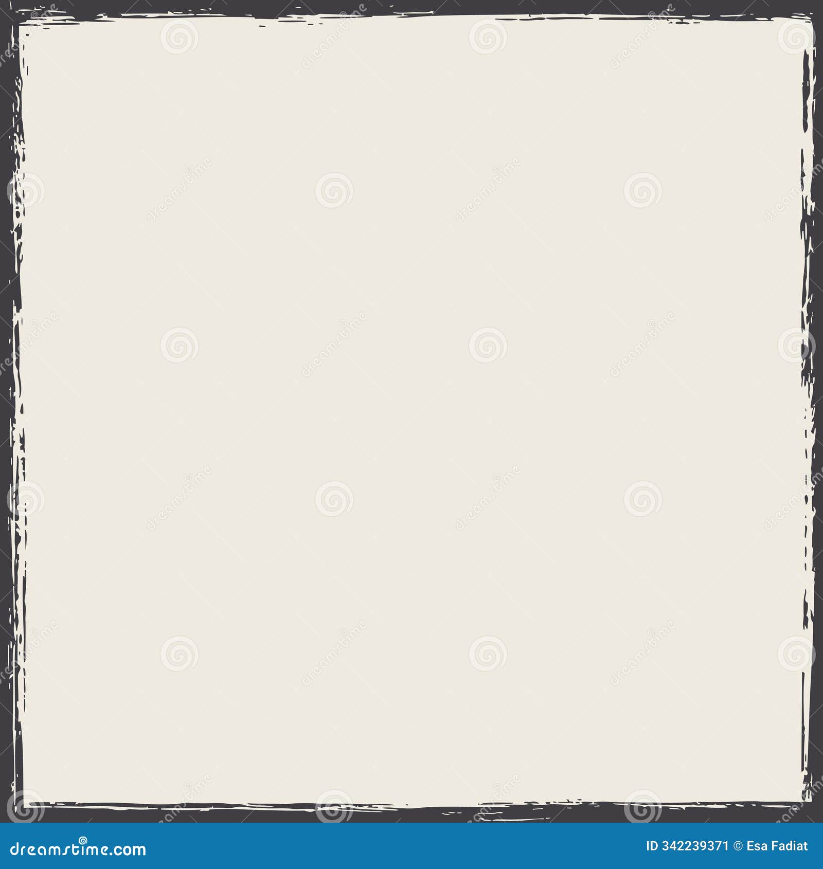 A Weathered, Rectangular Frame with a Worn, Aged Appearance Stock ...