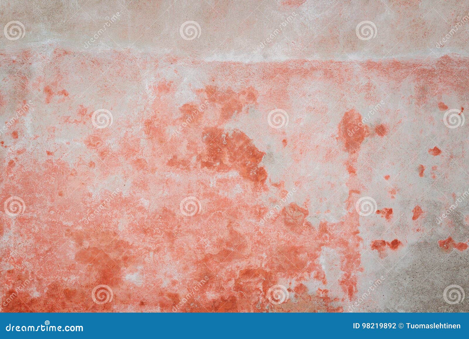 Weathered Red Concrete Wall Stock Photo - Image of painted, textured ...
