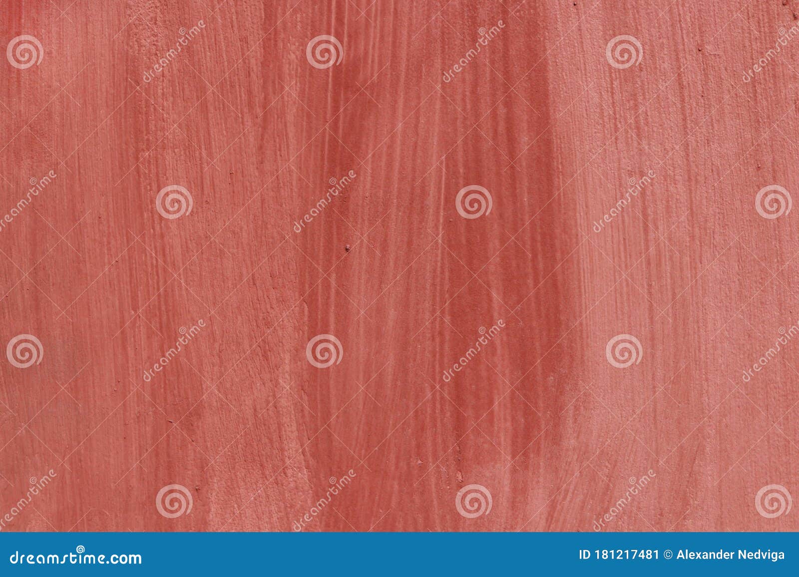 Weathered Red Painted Wall Texture. Brush Strokes Stock Image - Image ...