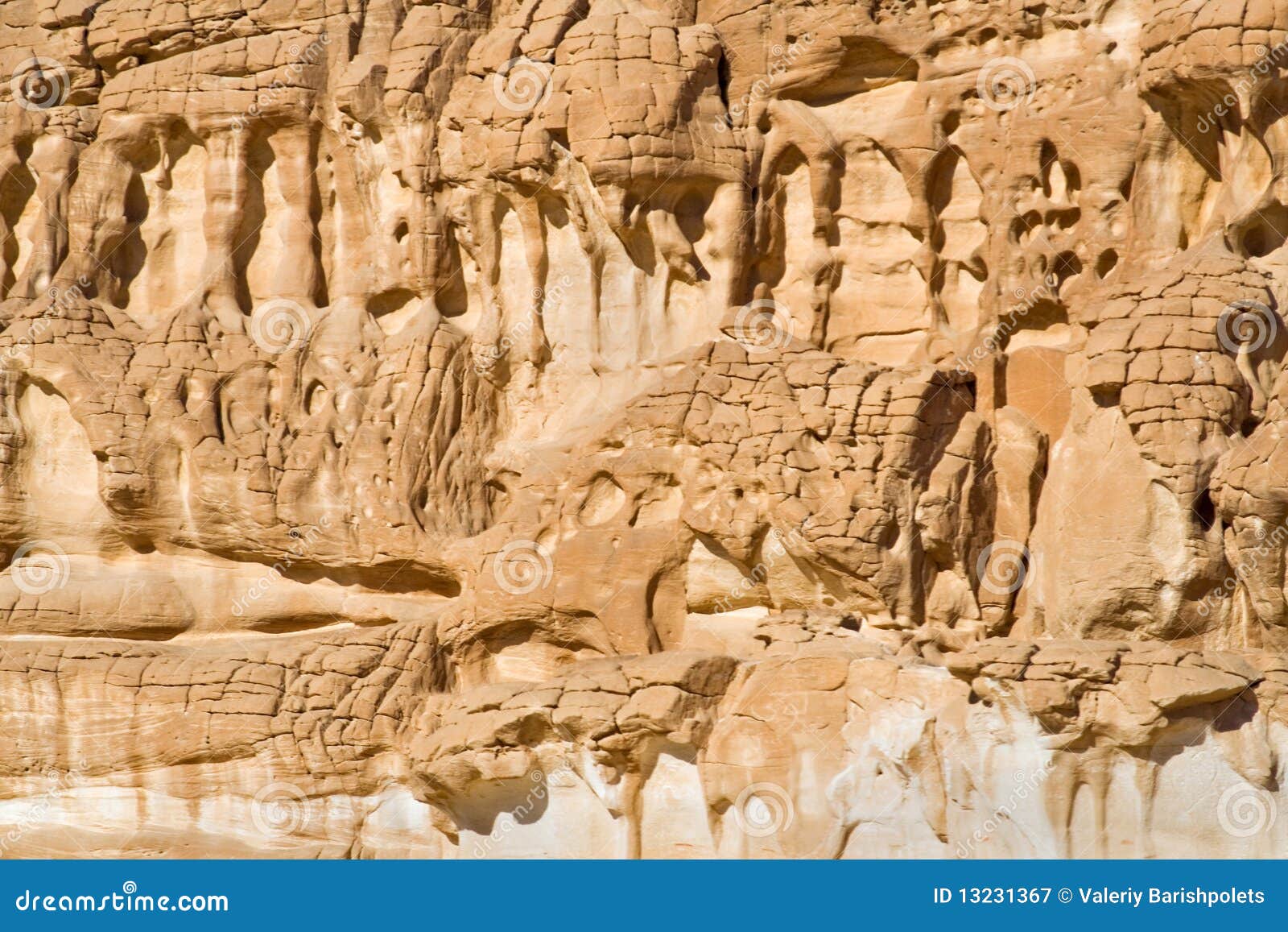Weathered rock formations stock image. Image of bedouin - 13231367