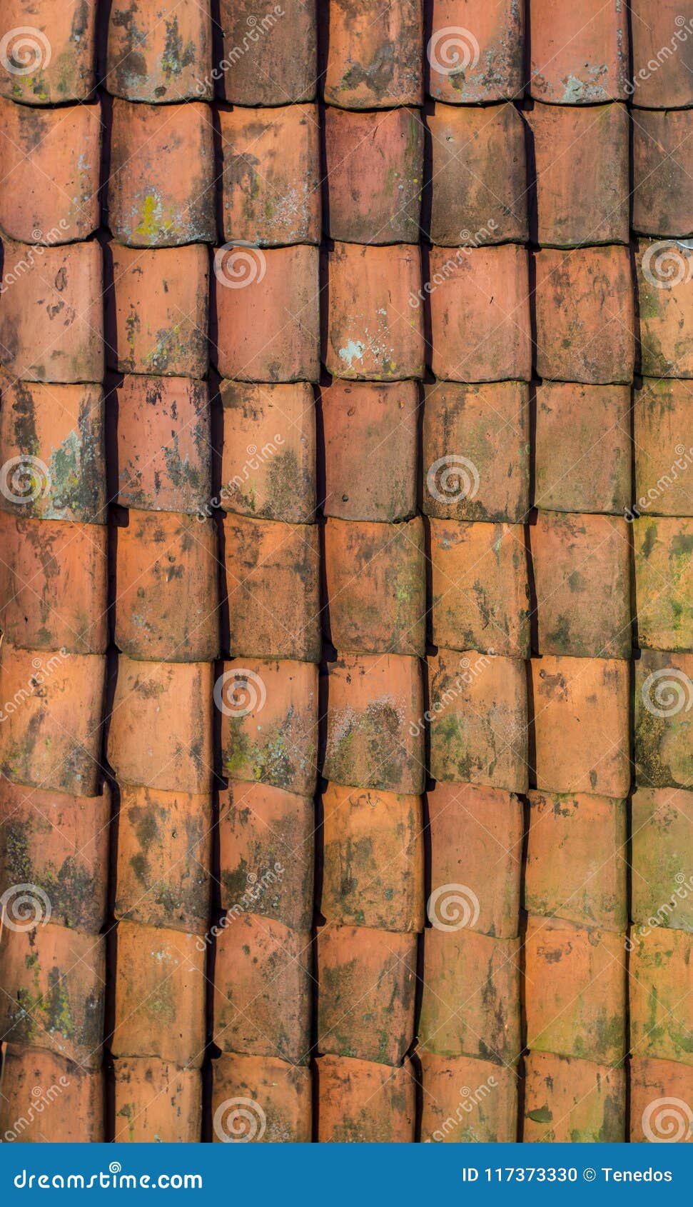 Weathered Roof Tiles of 17-18 Century Stock Photo - Image of retro ...
