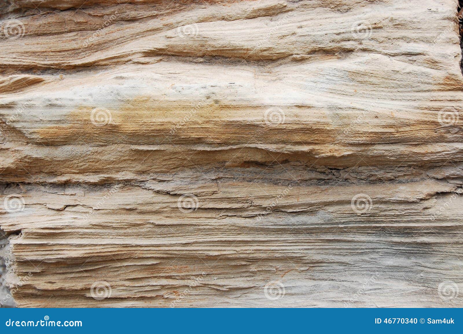 Weathered Sandstone Cliff Closeup Stock Photo - Image of sandy ...