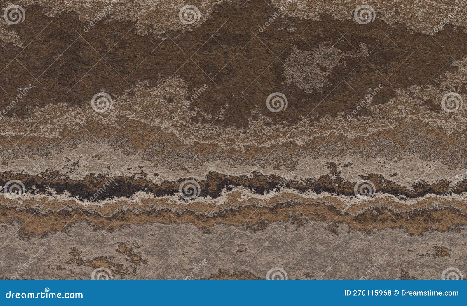 Weathered Sediment Strata. Brown Soil Layer Background Stock Photo ...
