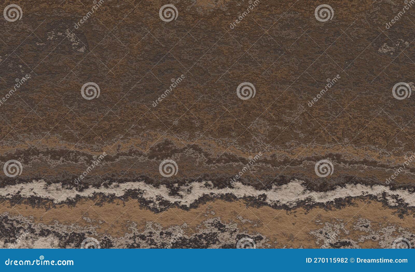 Weathered Sediment Strata. Brown Soil Layer Background Stock Photo ...