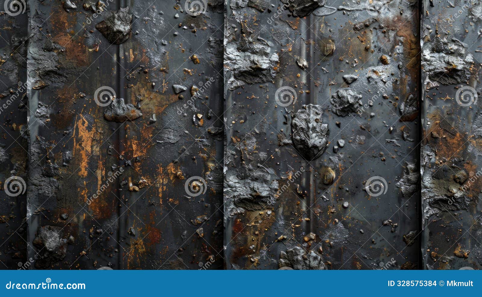 Weathered Steel Background Highlighting Texture and Color Variations ...