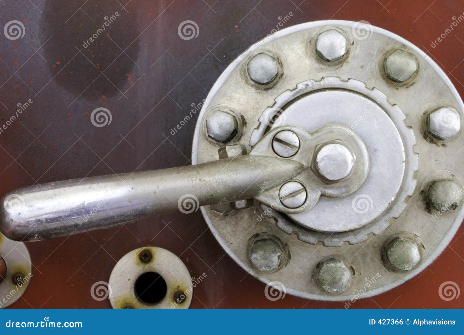 Weathered Steel Lever stock photo. Image of leverage, handle - 427366