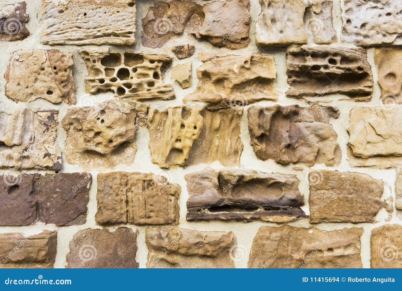 Weathered stone texture stock photo. Image of wall, limestone - 11415694