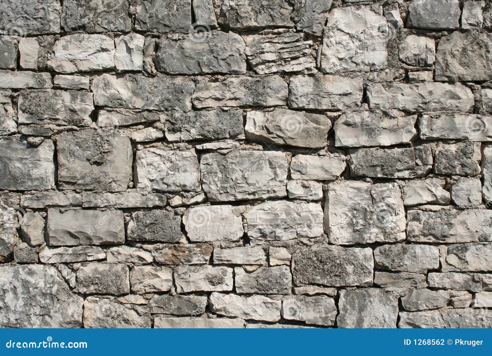 Weathered Stone Block Wall Background Stock Image | CartoonDealer.com ...