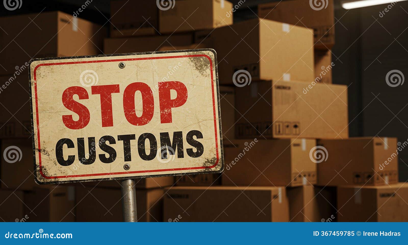 Weathered Stop Sign With Visible Rust Spots Royalty-Free Stock Image ...