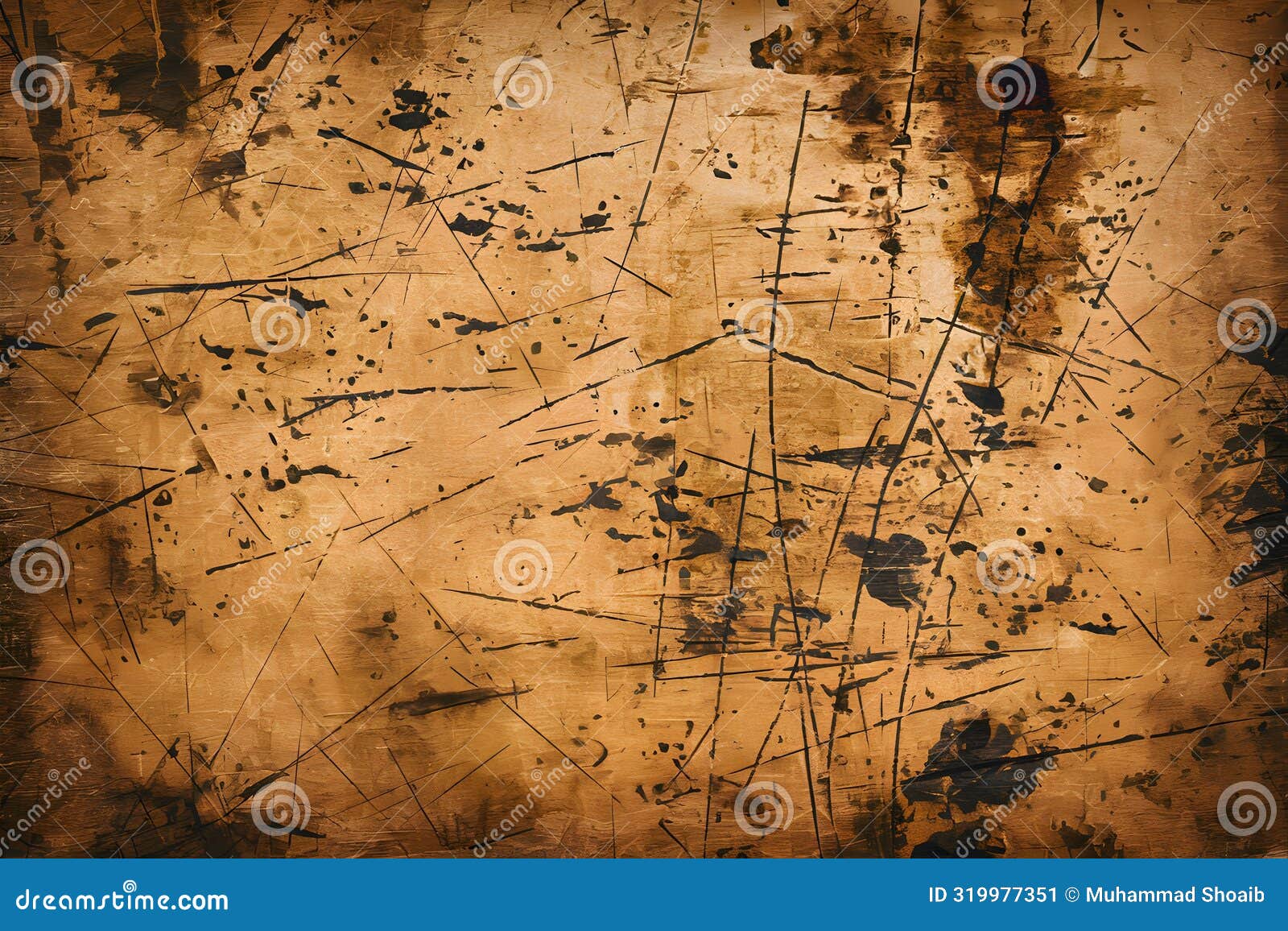 Weathered Surface with Scratches and Marks Hinting at Rich History ...