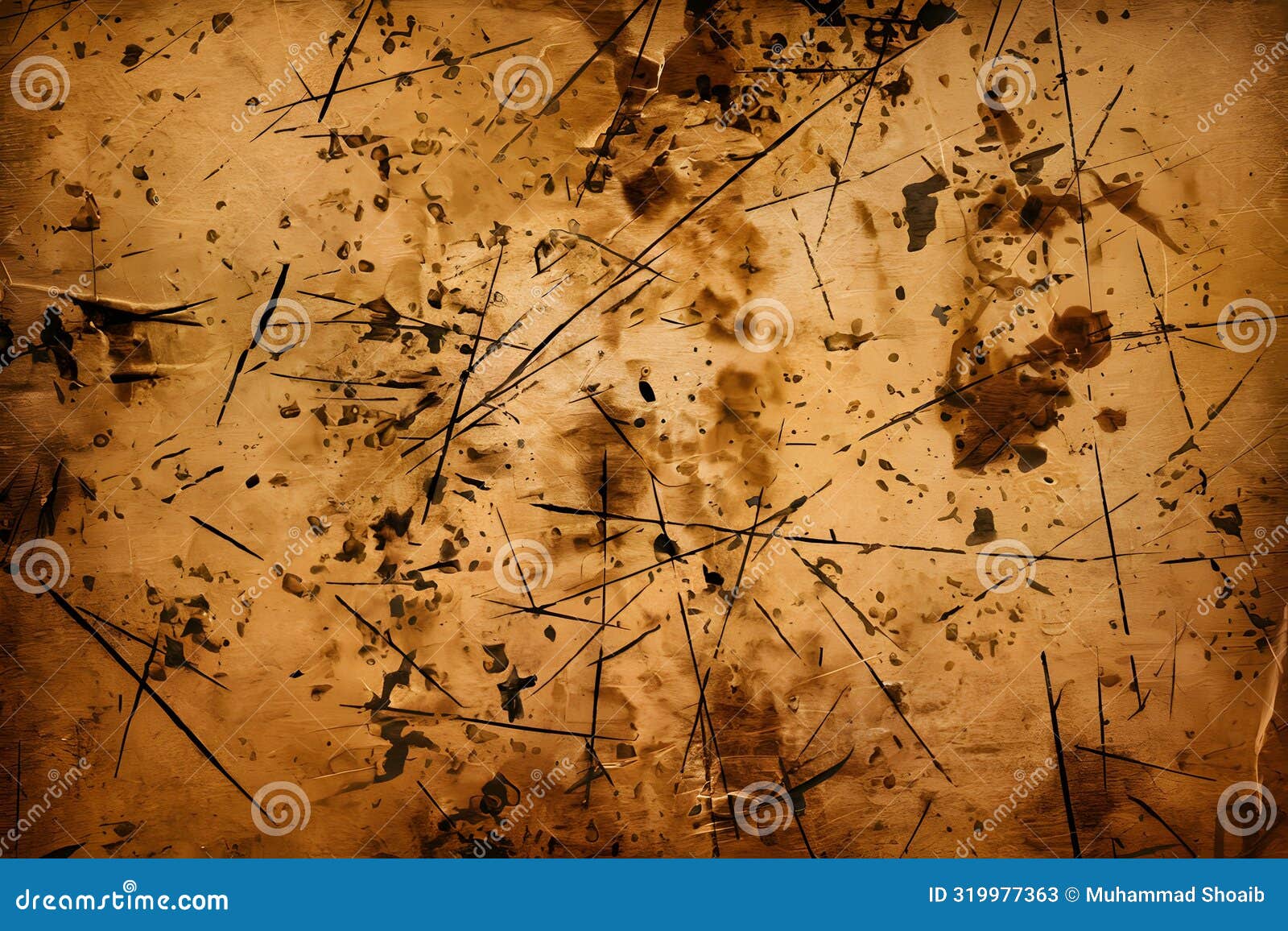 Weathered Surface with Scratches and Marks Hinting at Rich History ...