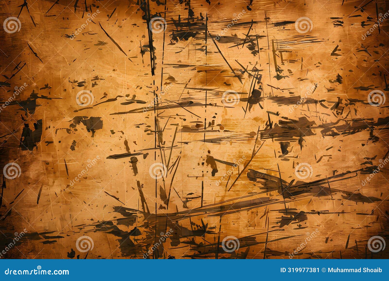 Weathered Surface with Scratches and Marks Hinting at Rich History ...