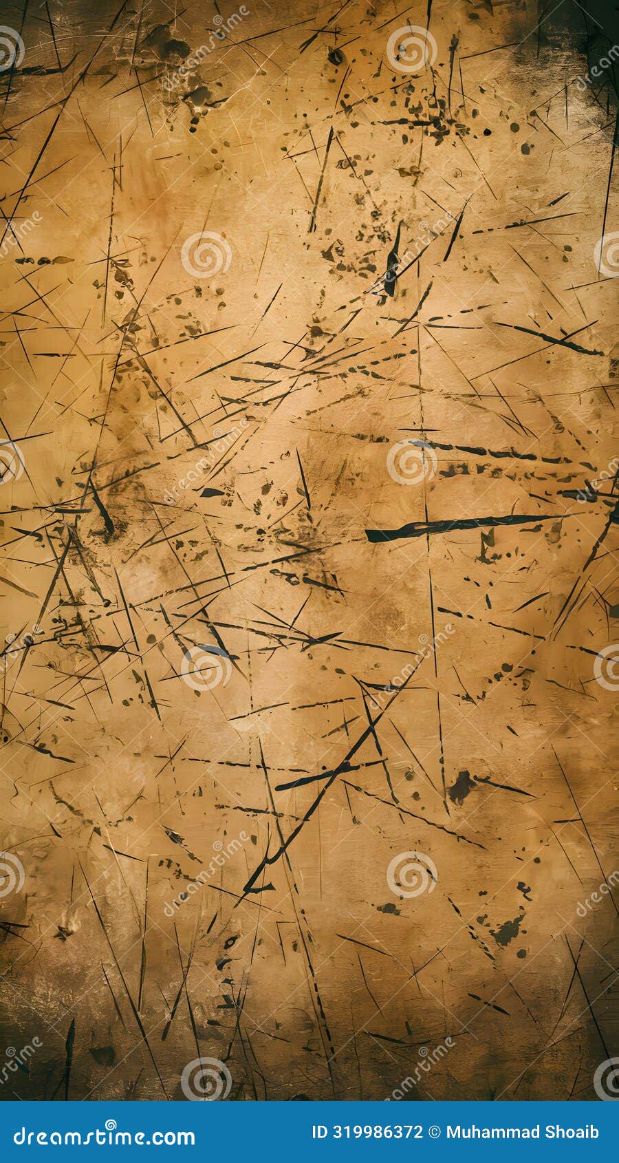 Weathered Surface with Scratches and Marks Hinting at Rich History ...