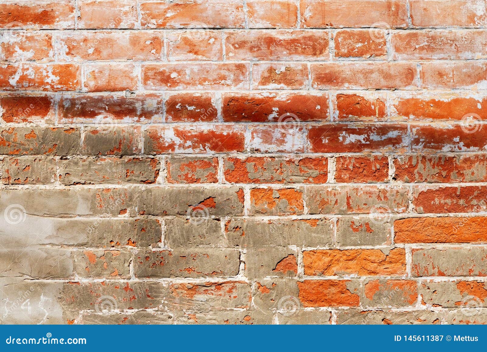 Weathered Texture of Old Redbrick Wall Texture , Grungy Rusty Blocks ...