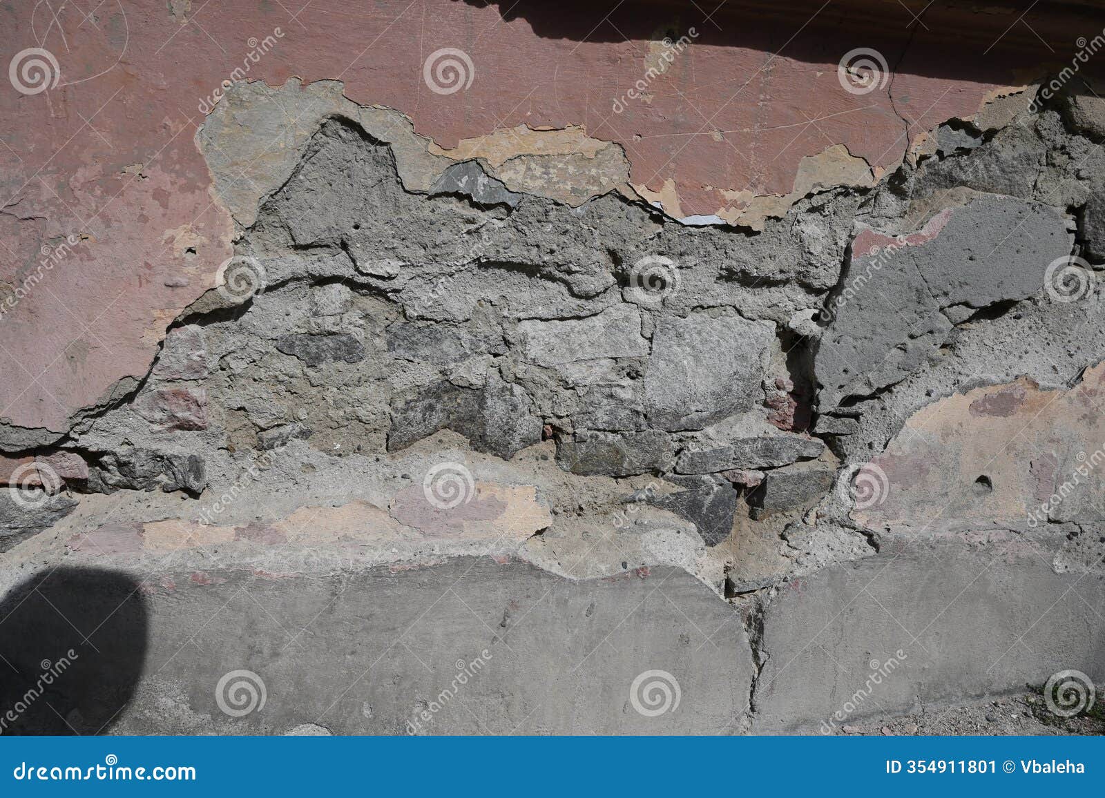 Weathered Wall Texture stock image. Image of fragment - 354911801
